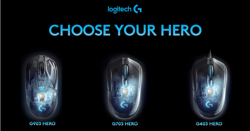 로지텍, HERO 16K 센서 탑재한 G903ㆍG703ㆍG403 게이밍 마우스 공개
